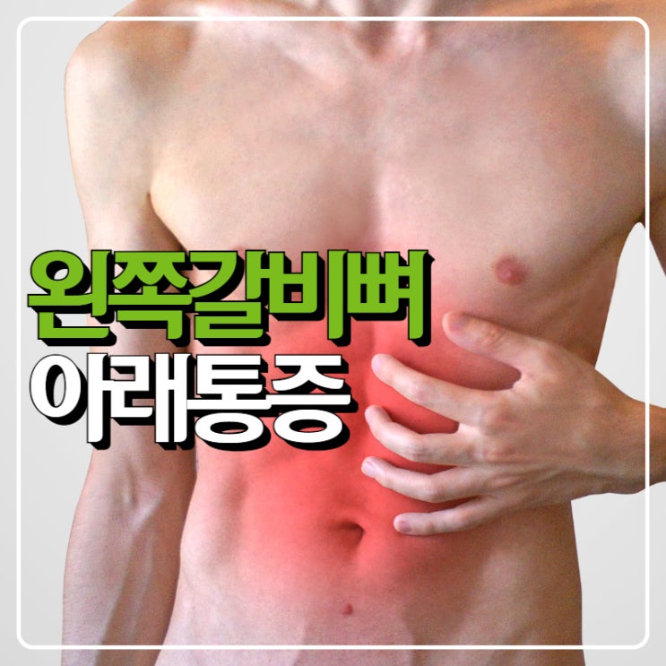 왼쪽갈비뼈아래통증 왼쪽아랫배통증 병원과 원인 네이버 블로그
