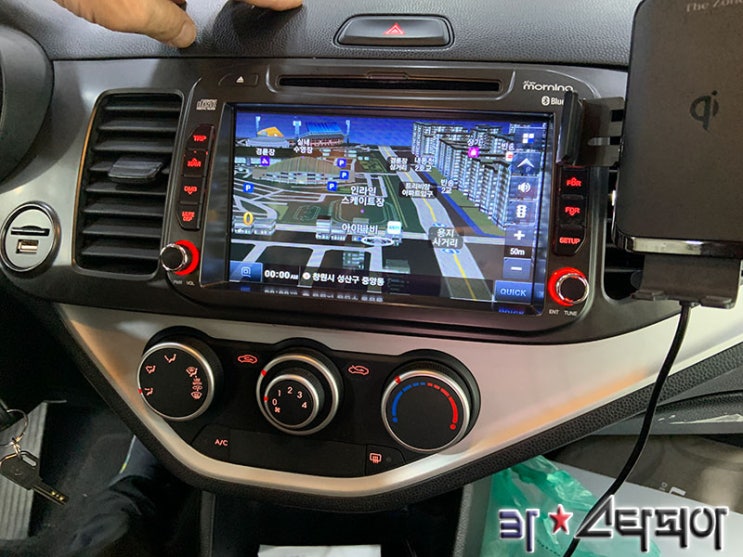 올뉴모닝 뷰게라 VUGERA VN-70G 네비게이션 매립/창원네비매립 : 네이버 블로그