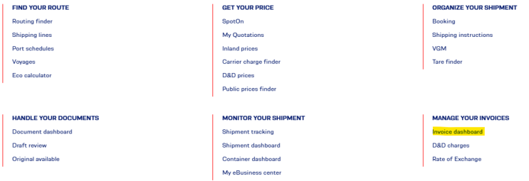 [CMA CGM] 청구INVOICE, 입금 : 네이버 블로그