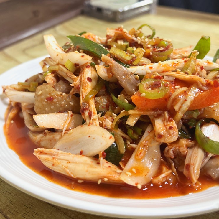 면목동 맛집 24시간 영업 서일대닭곰탕 본점 닭껍질무침 닭곰탕 찐맛 : 네이버 블로그