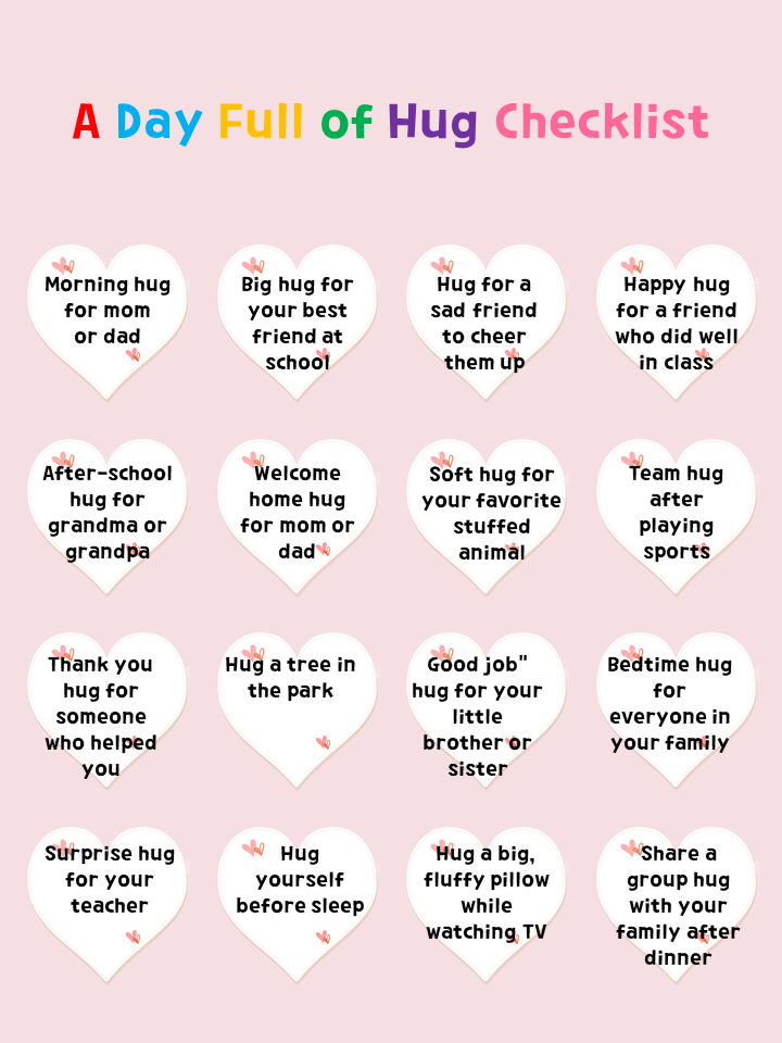 영어 동화책 독후 활동 Hug Machine After Reading Activity : A Day Full of Hug ...