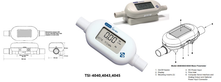 TSI 4040,TSI-4040, LCD 가스 유량계,LCD 기체유량계,Digital FLOW Meter,TSI U.S.A ...