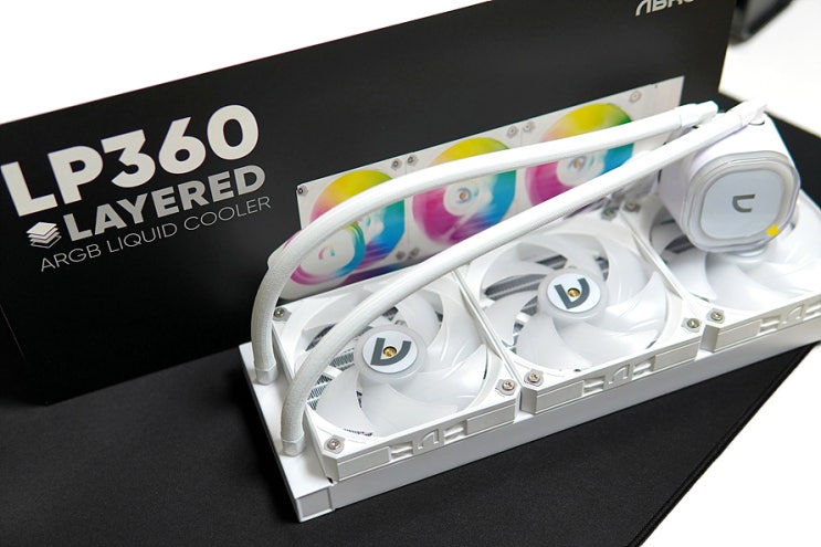 앱코 LP360 레이어드 ARGB 화이트 CPU 수랭쿨러 사용기 : 네이버 블로그