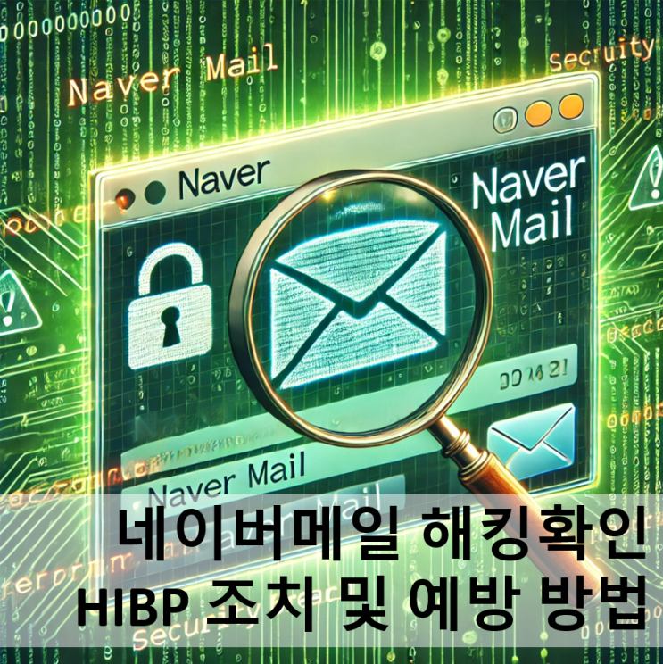 네이버메일 해킹 상태 확인 대처 예방 HIBP : 네이버 블로그