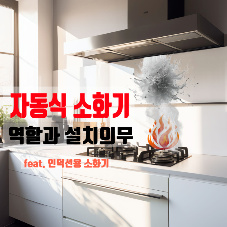 인덕션용 소화기란 생김새 사진과 역할 자동식소화기 설치 의에 대해 알아보자 네이버 블로그