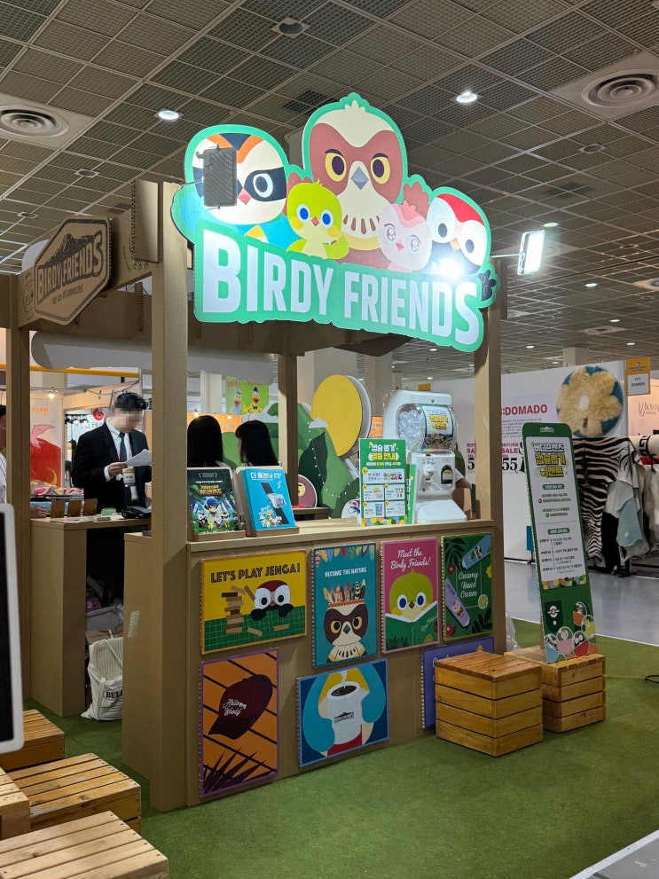 주아트매니아플러스 버디프렌즈 코엑스 전시부스 · 종이백월 · 허니콤보드 · Pop · 전시부스 · 실사출력 · 성수동