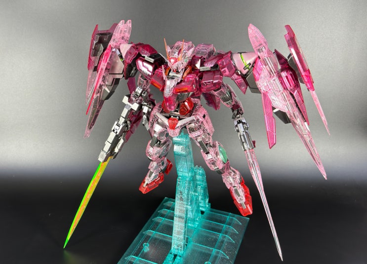PG] TRANS-AM RAISER (GN-OOOO 00 GUNDAM+GNR-010 O RAISER)+CLEAR COLOR ...