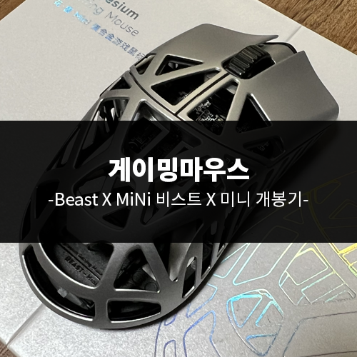 게이밍마우스 beast x mini 비스트 X 미니 개봉기 : 네이버 블로그