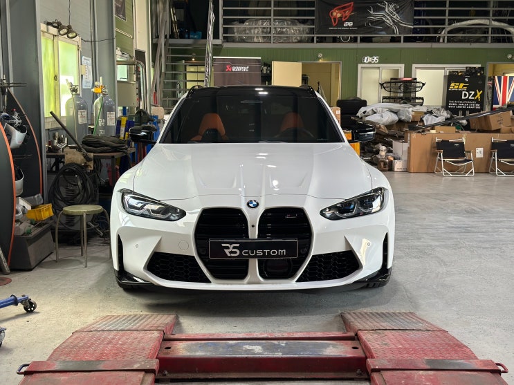 [RS커스텀] BMW G81 M3 투어링 CSL 카본 프론트립,CSL 카본 그릴,M퍼포먼스 에어인렛,CSL DRL,중통직관 ...