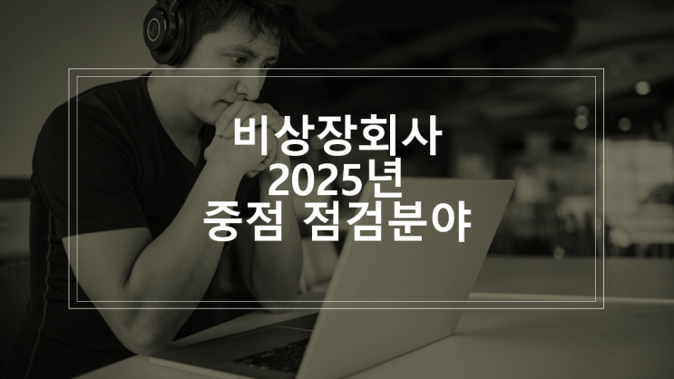 비상장회사 2024년 재무제표에 대한 2025년 중점 점검 회계 분야 Ep2 무형자산 회계처리의 적정성 무형자산영업권