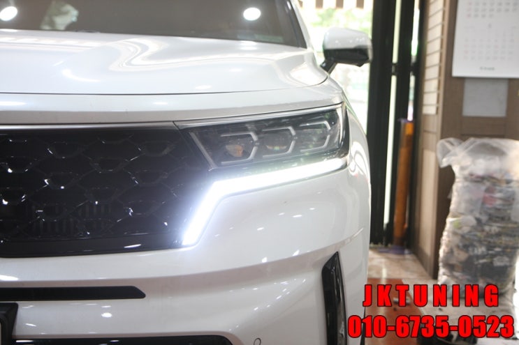 MQ4쏘렌토 데이라이트LED 미등LED 수리작업 : 네이버 블로그