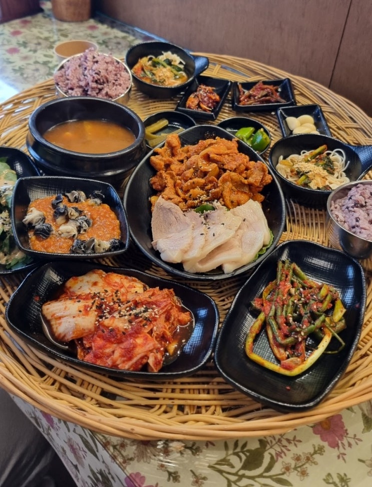 광주 수완지구 밥집 점심식사추천 남도 쌈밥 네이버 블로그