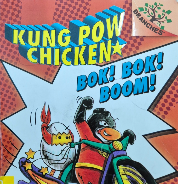 Kung Pow Chicken(쿵푸치킨) 영어원서, 2~3점대 얼리 챕터북, 초등 남학생 추천, 만화 형식 영어책, 스콜라스틱 ...