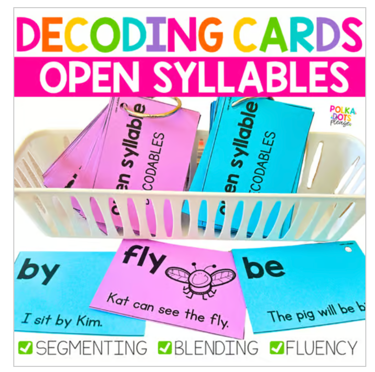고급 파닉스 open syllables : 네이버 블로그