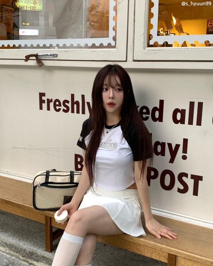 Mlb반팔브랜드 여성여름티셔츠 프린팅 엠엘비크롭티 네이버 블로그