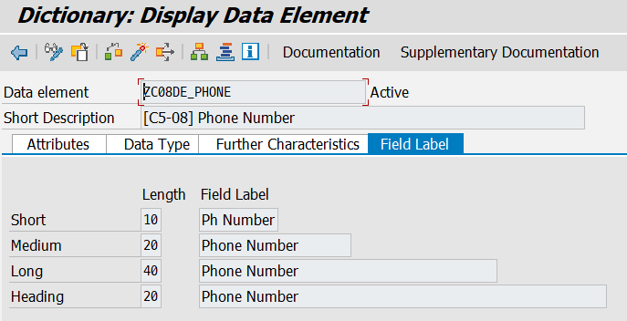 ABAP Dictionary(2) - Data Element,Domain : 네이버 블로그