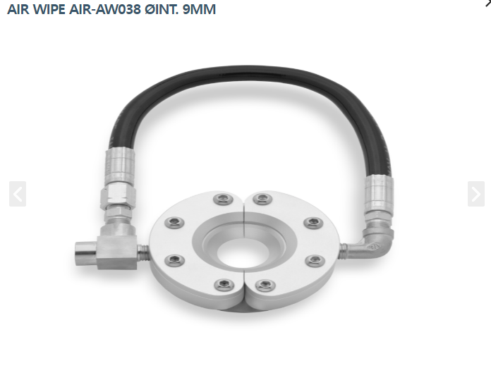 에어마스터스 링블레이드(에어와이프)-원형 에어나이프를 통하여 0.3파이의 스틸 와이어 물기 제거/건조-AIRMASTERS AIR ...