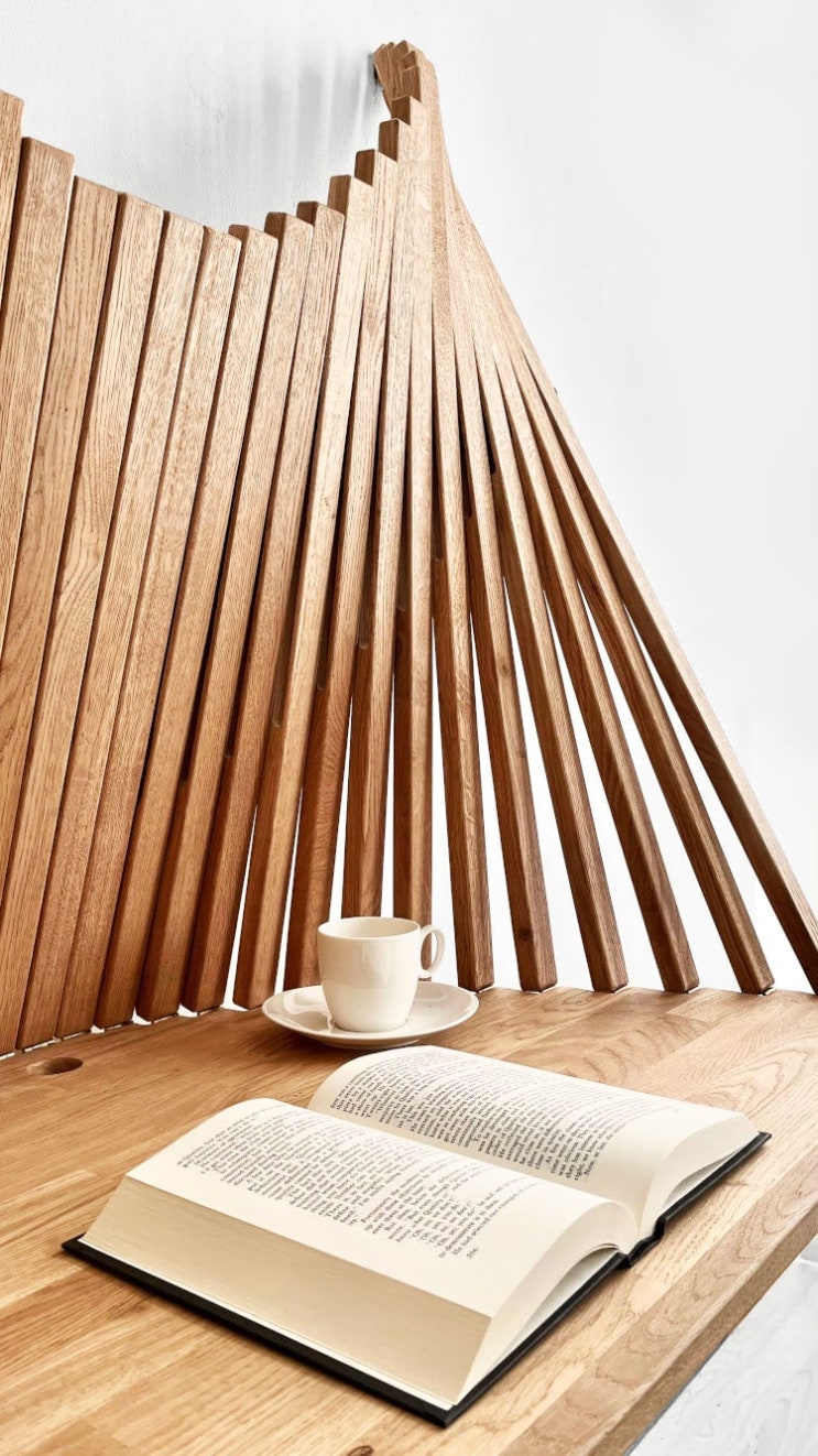 로버트 반 엠브릭스의 혁신적인 폴딩 데스크 'Flow Wall Desk' - 공간 절약과 예술의 조화 : 네이버 블로그