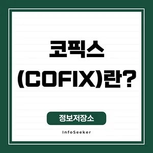 코픽스(COFIX)란? : 네이버 블로그