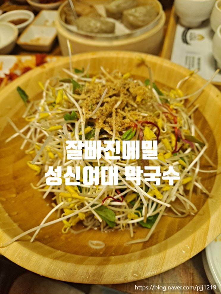 잘빠진메밀 성신여대 직영 수육 막국수 맛집 네이버 블로그