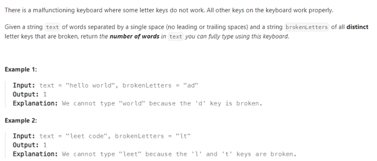 JAVA_LeetCode 1935_Maximum Number of Words You Can Type : 네이버 블로그