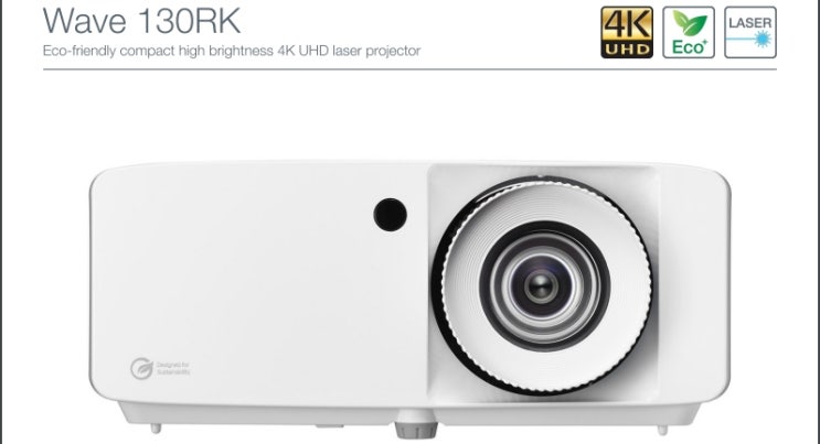 Optoma Wave 130RK 드디어 나왔습니다. 옵토마 친환경 레이저 4K 프로젝터! : 네이버 블로그
