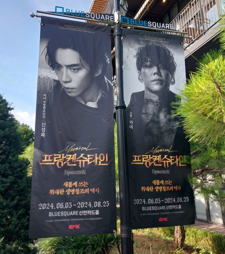 뮤지컬 프랑켄슈타인 블루스퀘어 신한카드홀 오페라글라스 입장시간 지연입장시간 Md가격 낮공연할인 원작해석영상