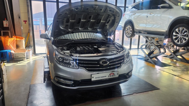 르노 삼성 SM5 CVT미션오일 과열로 인한 미션고장예방,택시쿨러와 혜주파 써모밸브 교체,10만KM주행 미션오일필터셋트(오일스트레이너,종이필터,미션오일플러싱)교체 작업 ...