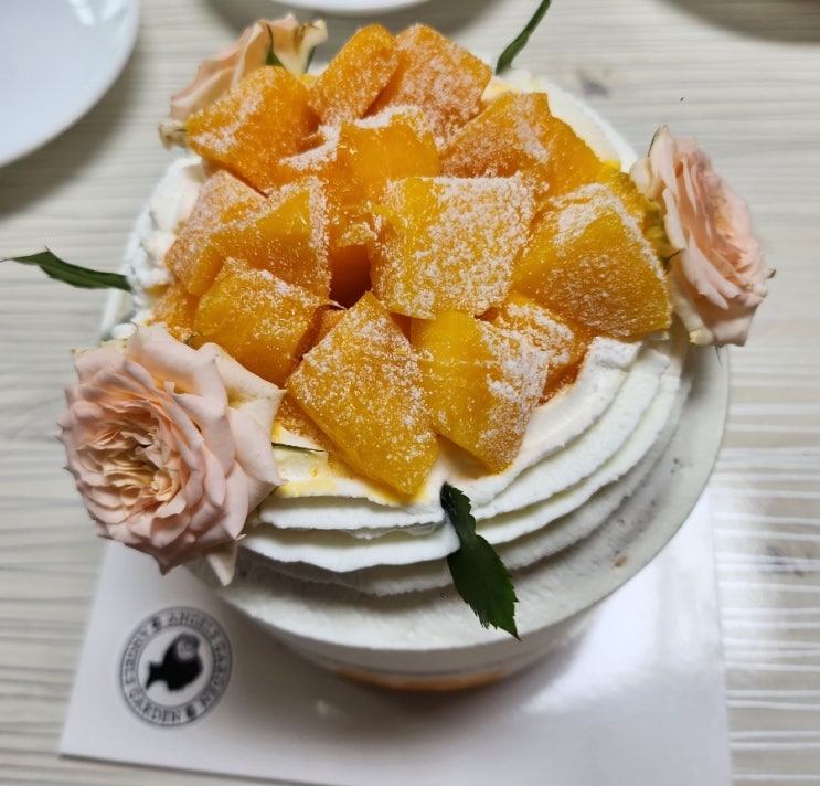 [경기/화성] 수제망고케이크 "엔젤스가든" : 네이버 블로그