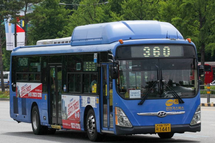 한국BRT 360번 저상 뉴슈퍼에어로시티 F/L CNG 2014년식 (1441) : 네이버 블로그