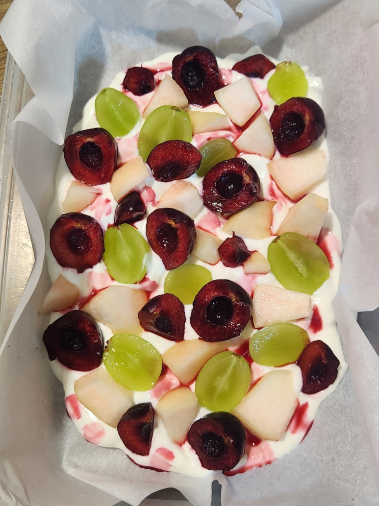 아이스크림 대신 먹기 좋은 다이어트 간식 그릭요거트바 만드는 법 : 네이버 블로그