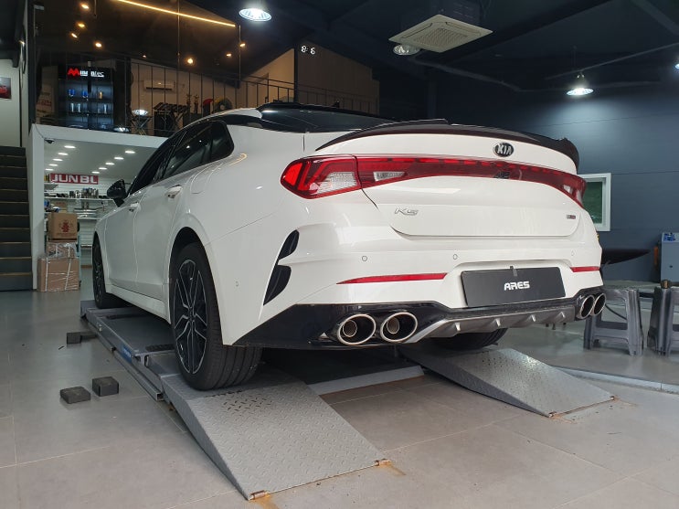 K5 DL3 배기 튜닝, 커스텀 제작 액슬 백 가변 시스템 세팅 : 네이버 블로그