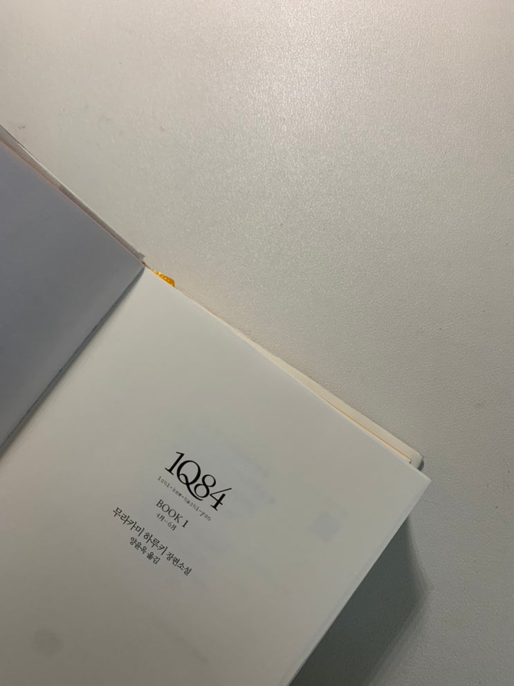 책 프리뷰/ 무라카미하루키IQ84/ 대표작을 이제서야 : 네이버 블로그
