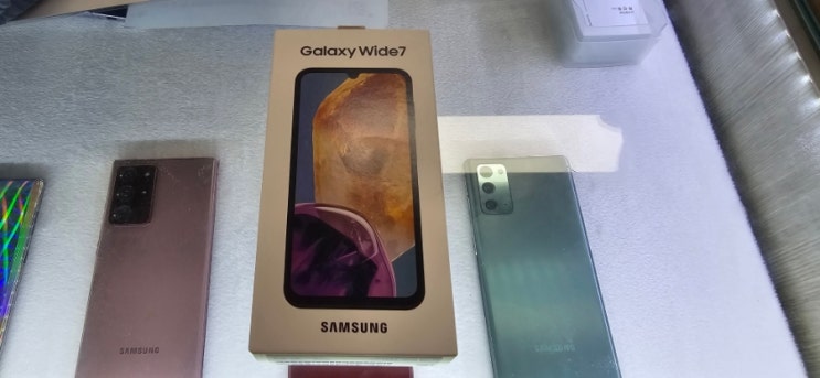 갤럭시 와이드7 128GB 라이트 블루 SKT : 네이버 블로그