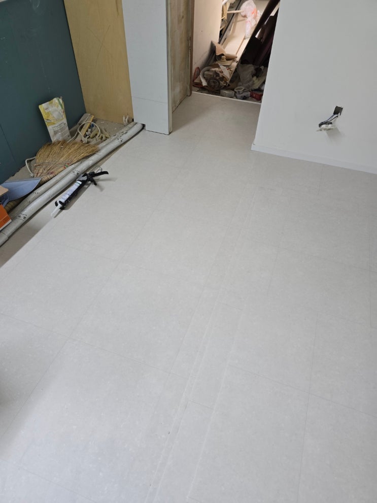 부산장판 KCC 도담 2.7T 4911 크레마 아이보리 신평 한신아파트 43평 시공 후기 : 네이버 블로그