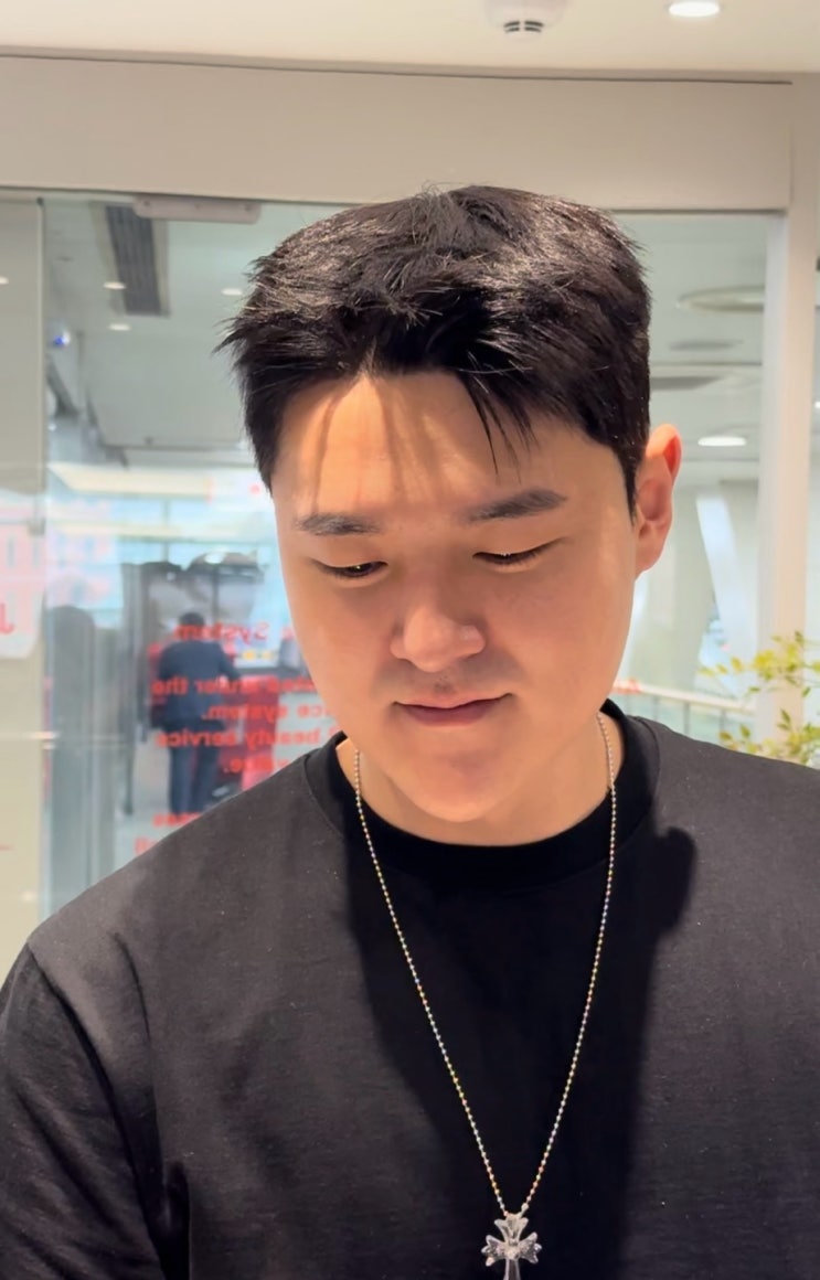 서울역 미용실 준오헤어 가든서울역점 김규성 용산구 미용실 중구 미용실 남자머리 드롭컷 근처 미용실