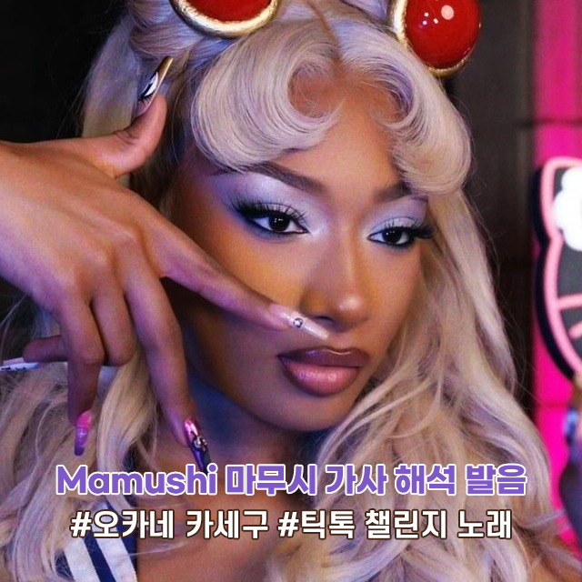 메건 더 스탤리언 Mamushi 마무시 가사 해석 오카네 카세구 뜻 (feat Yuki Chiba) : 네이버 블로그