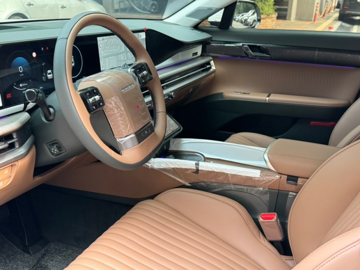 볼수록 예쁜 그랜저GN7 캘리그라피 화이트 인디고브라운 : 네이버 블로그