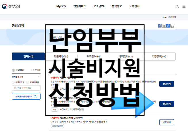 난임부부 시술비 지원 신청 방법 정부24 배우자 동의 지원결정통지서 출력하기 네이버 블로그