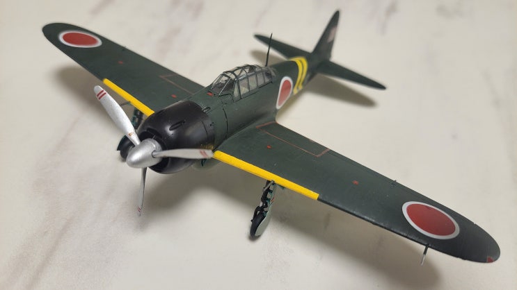 타미야TAMIYA 1/72 스케일 미쯔비시 A6M3a 제로파이터 22형(Reisen22, Zeke).. 부겐빌 ...