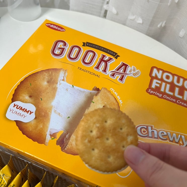 gooka 과자 구카 누가 필링 크래커 쟁여두고 싶은 후기 : 네이버 블로그