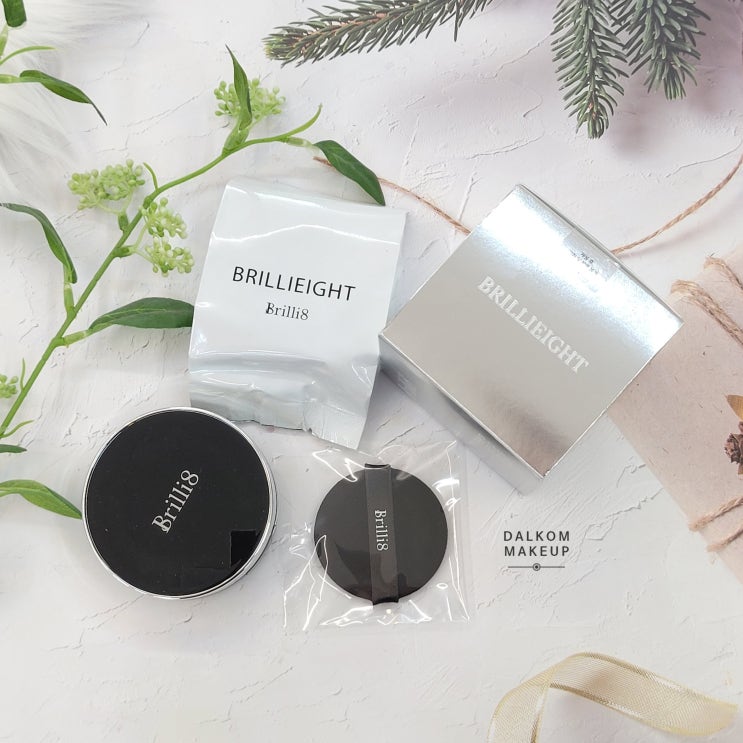 광채쿠션 브릴리에잇 리프레싱 블래미쉬 에어리스 쿠션 Brilli8 지인선물받고 사용해본 후기 : 네이버 블로그