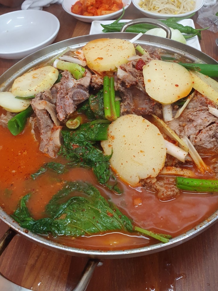 서울 잠실 고기가 부드러운 송파 감자탕 맛집 송파감자국 2호점 네이버 블로그