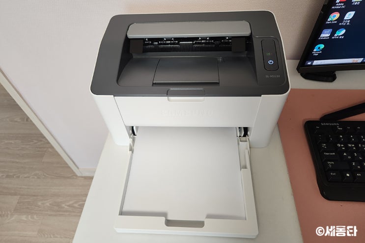 삼성 프린터 SL-M2030 설치방법 흑백 레이저프린터 간단 사용기 재생토너 사용법 : 네이버 블로그