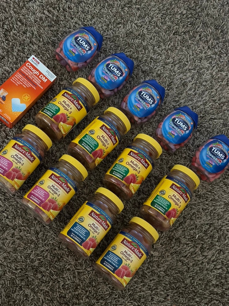 미국 드럭스토어 CVS 쇼핑리스트 : TUMS 텀즈 , 네이처메이드 오메가3 멀티비타민 추천 : 네이버 블로그