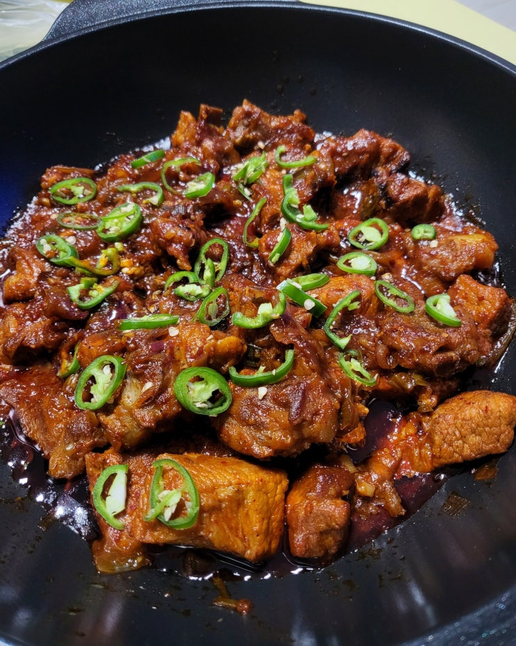 편스토랑 레시피 류수영 돼지갈비찜 쉬운 고기반찬 네이버 블로그