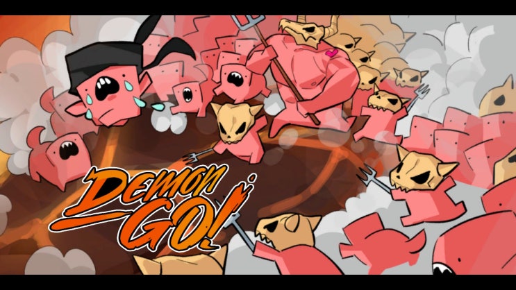 [스위치] 데몬 고! (Demon GO!) 리뷰 – 스테이지형 지옥 탈출 러너 게임! 어렵지만~ 꽤 도전적이고 할만 했어 ...