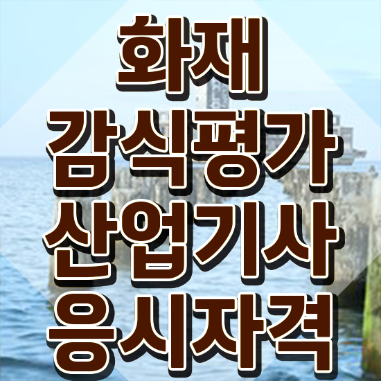 화재감식평가기사 시험응시자격 온라인 과정으로 5달만에 끝낸 전략 네이버 블로그