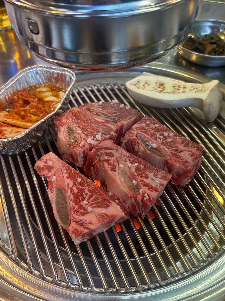 오산맛집 상록회관 La본갈비살이 맛있는 연탄구이 전문점 솔직후기 네이버 블로그