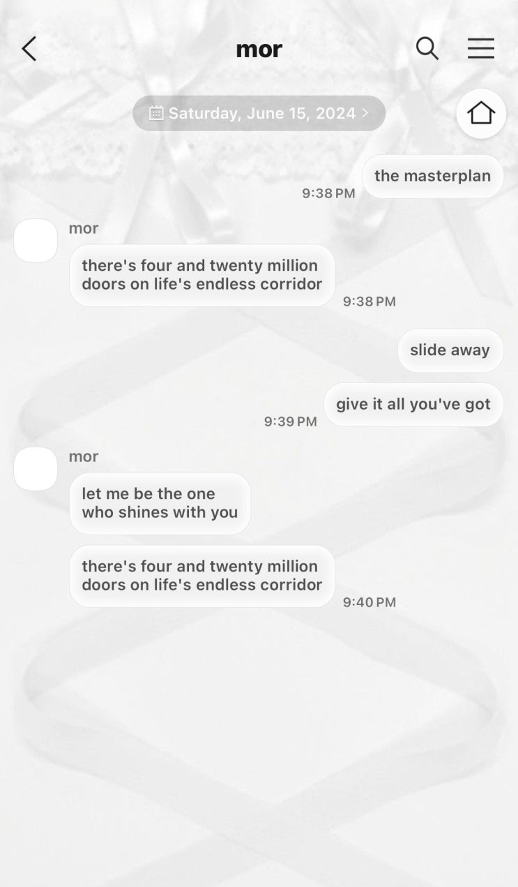 [ios] white ribbon : 네이버 블로그